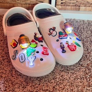 CROCS | Accessories | Christmas Holiday Crocs Shoe Charms 6pcs W Led ...